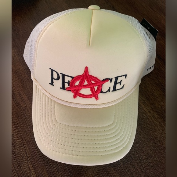 field grade | Accessories | New Field Grade Peace Trucker Hat | Poshmark
